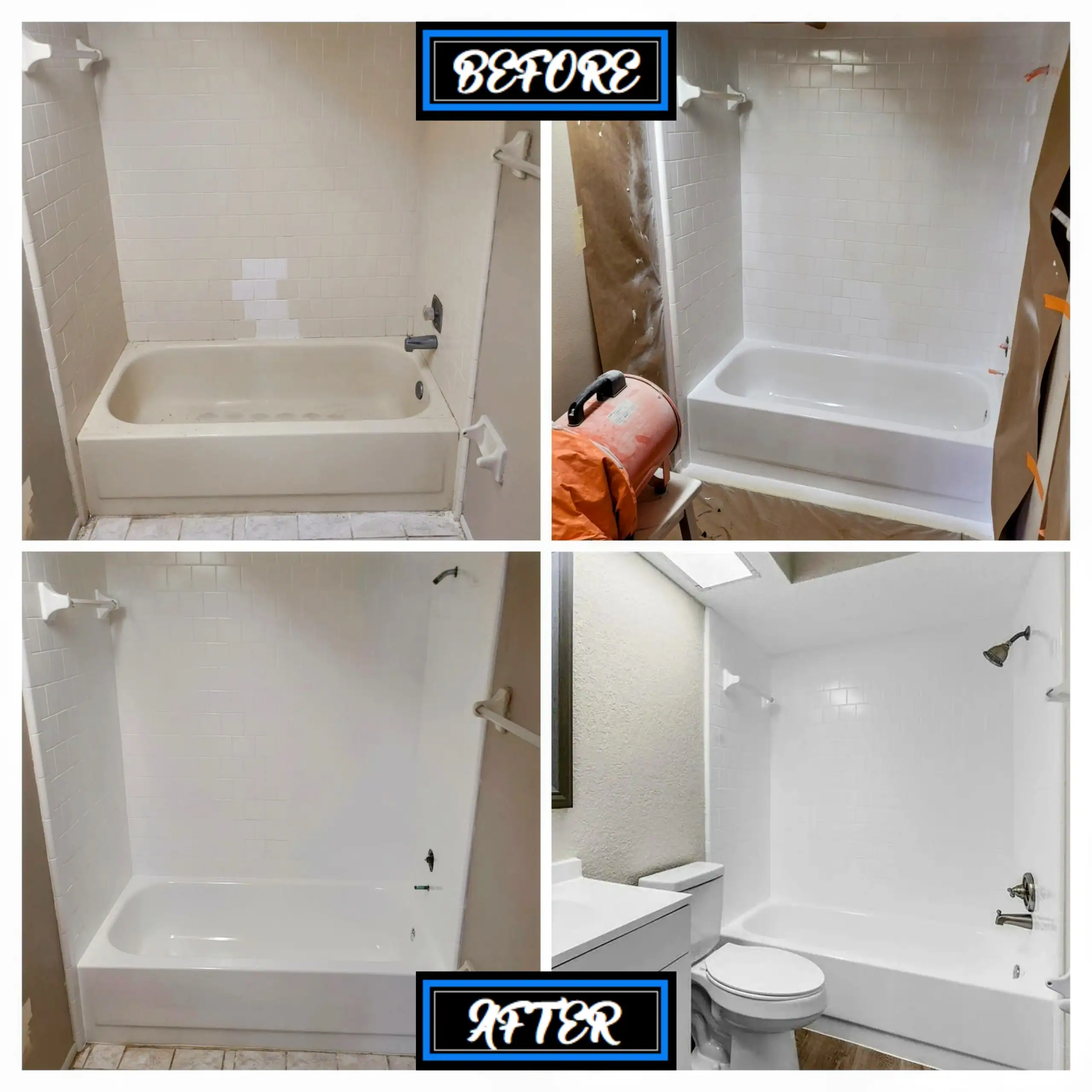 Bathroom Tub, Shower, & Tile Refinishing | Tub Reglazing & Repair